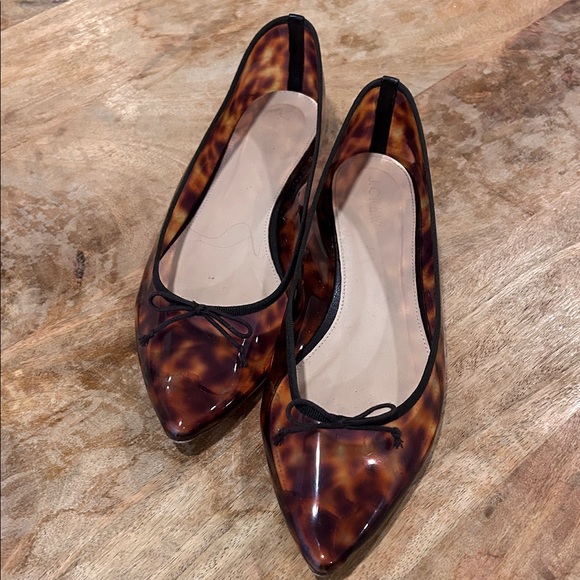 J. Crew | Shoes | J Crew Gemma Tortoisepointy Toesize Womens Flats ...